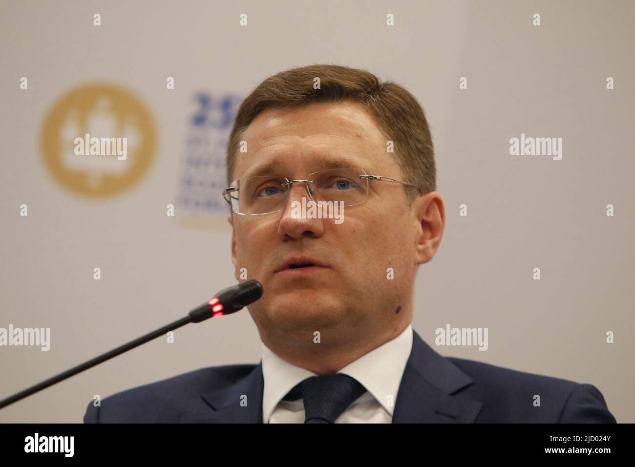 Saint Petersburg, Russia. 16th June, 2022. Alexander Novak, Deputy ...