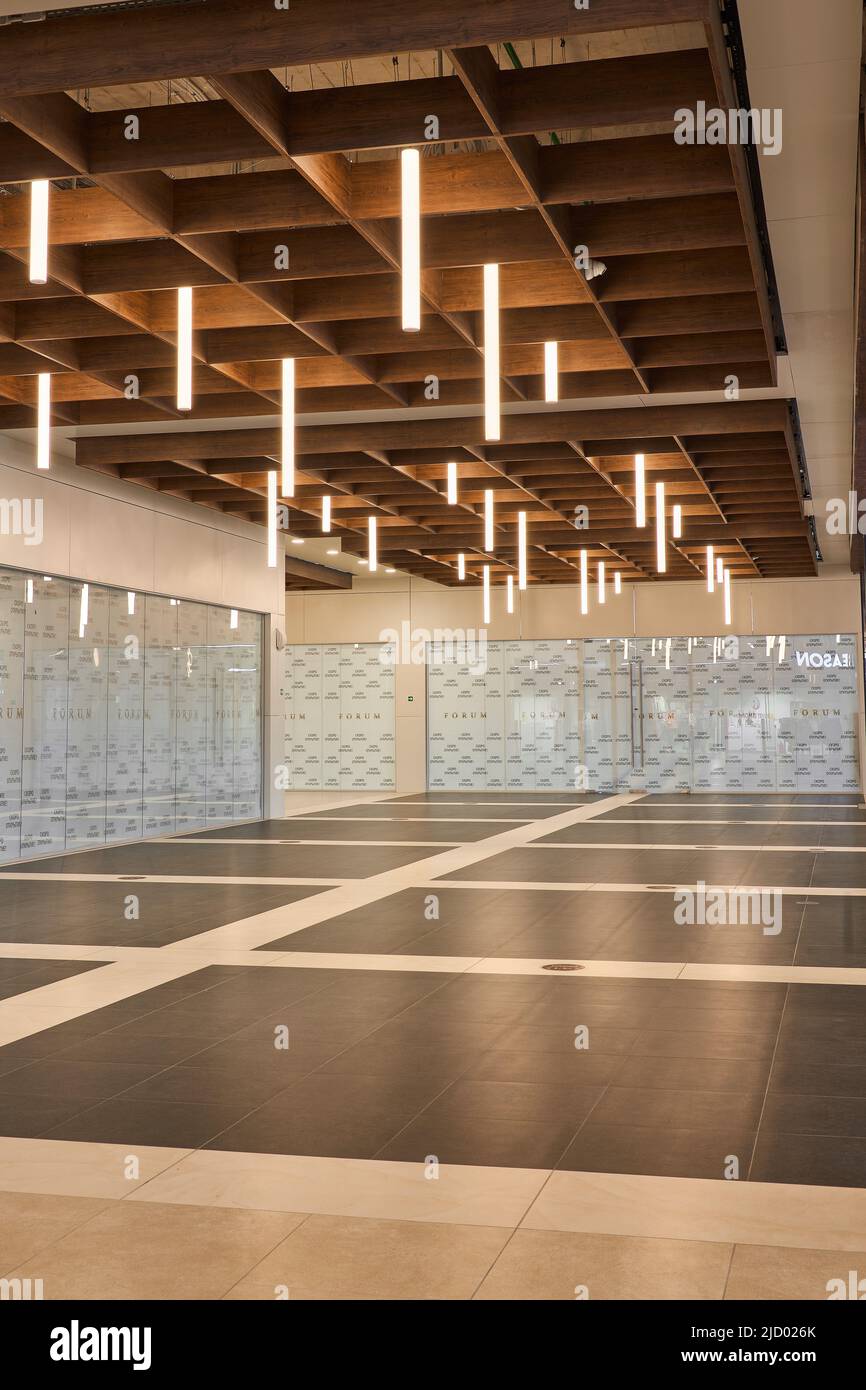 Photos of the mall and its wooden ceilings Stock Photo - Alamy