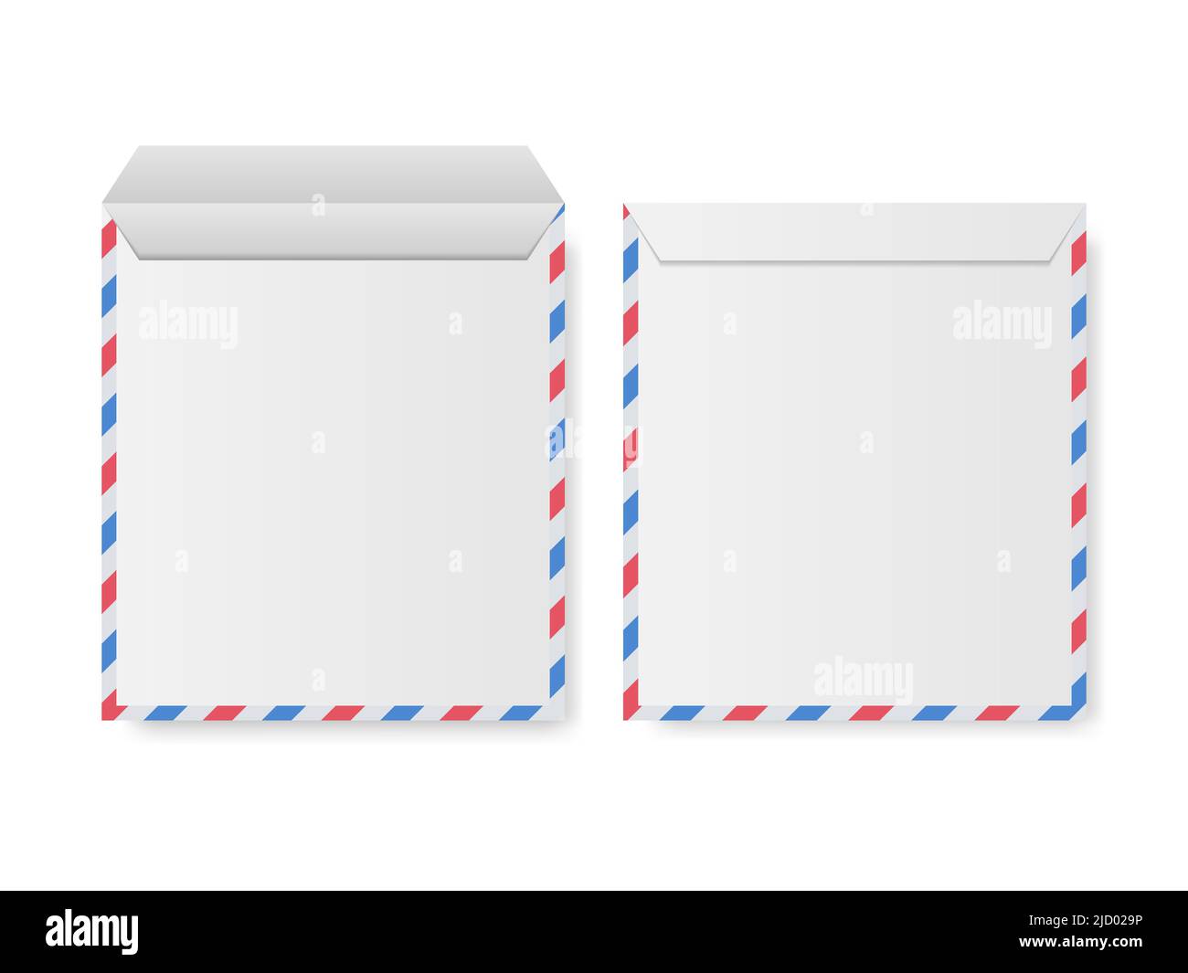 Airmail Envelope Border - Vector Illustration Stock Vector Image & Art ...