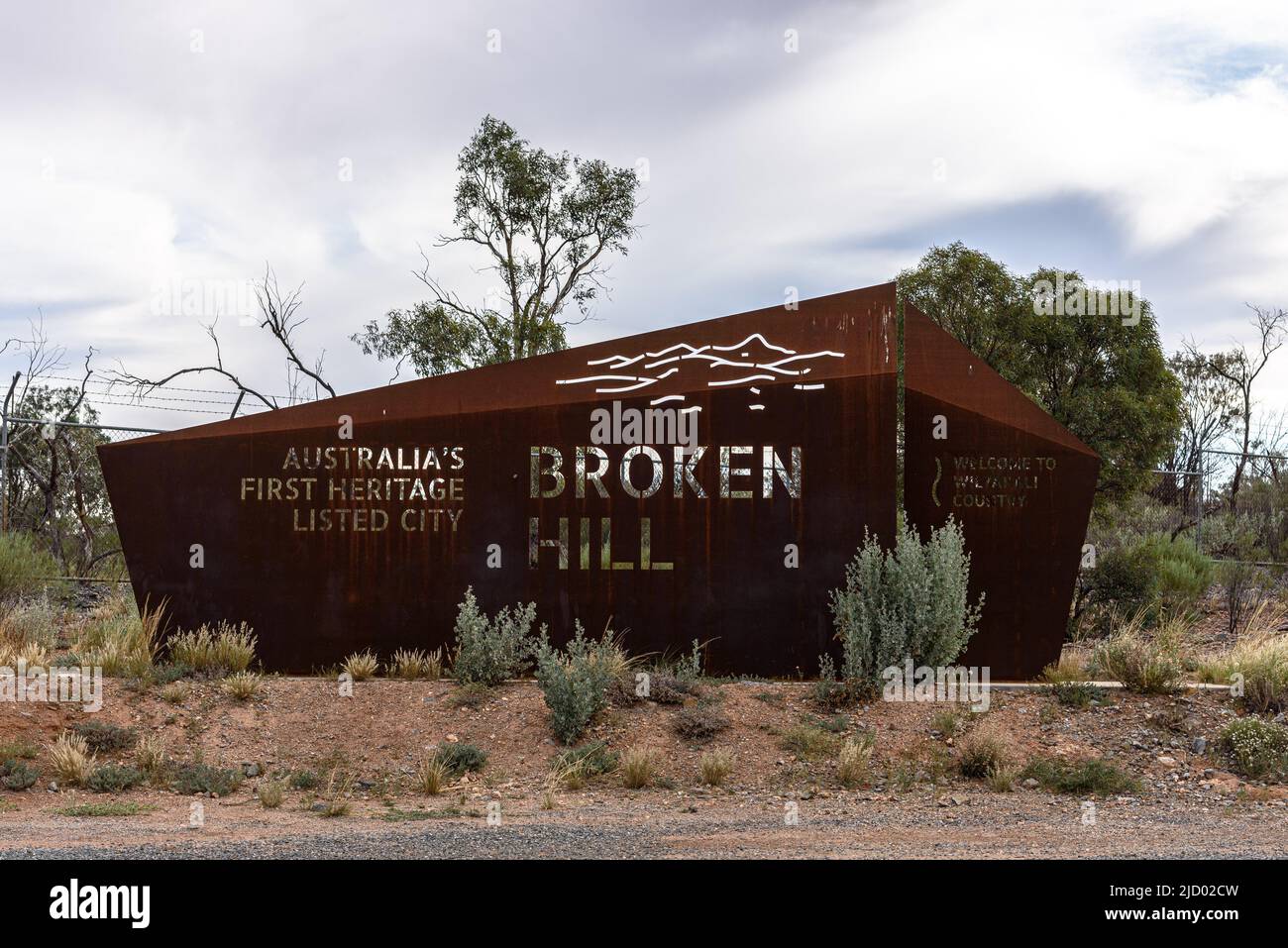 Broken hill sign australia hi-res stock photography and images - Alamy
