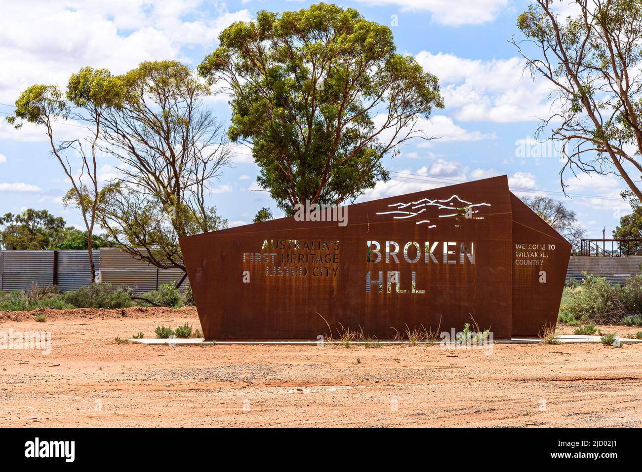Broken hill sign australia hi-res stock photography and images - Alamy