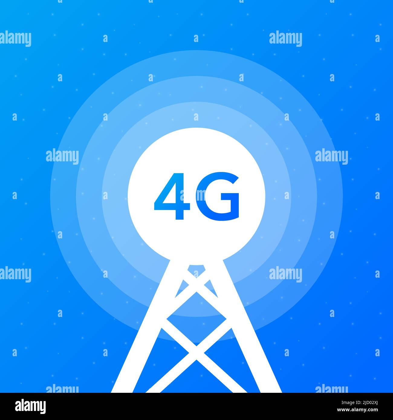 Flat icon with 4g for web design. Modern technologies. Vector ...
