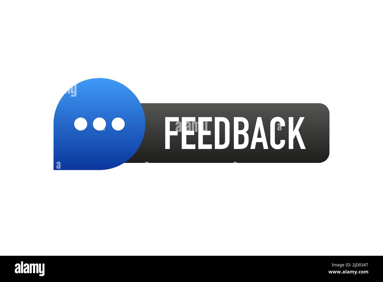 Icon with want your feedback speech for banner design. Your opinion ...