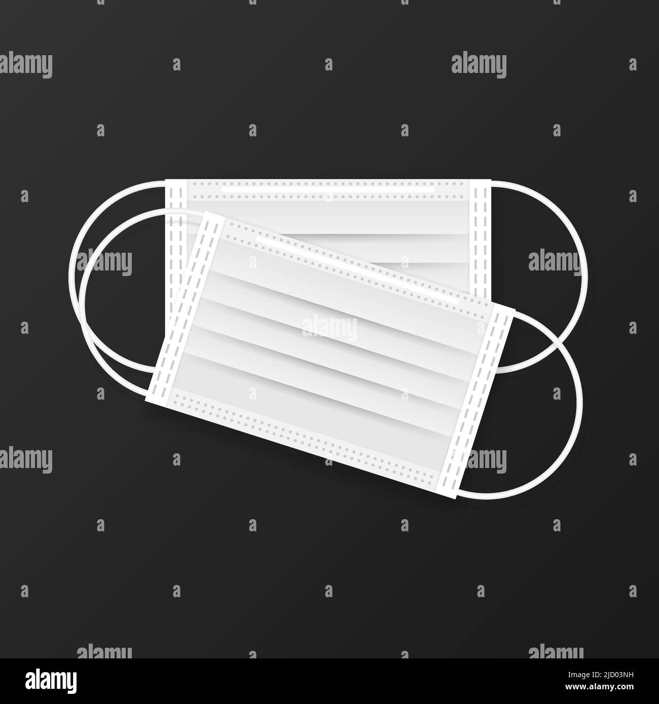 Icon with mask for medical design. Safety breathing respiratory mask ...