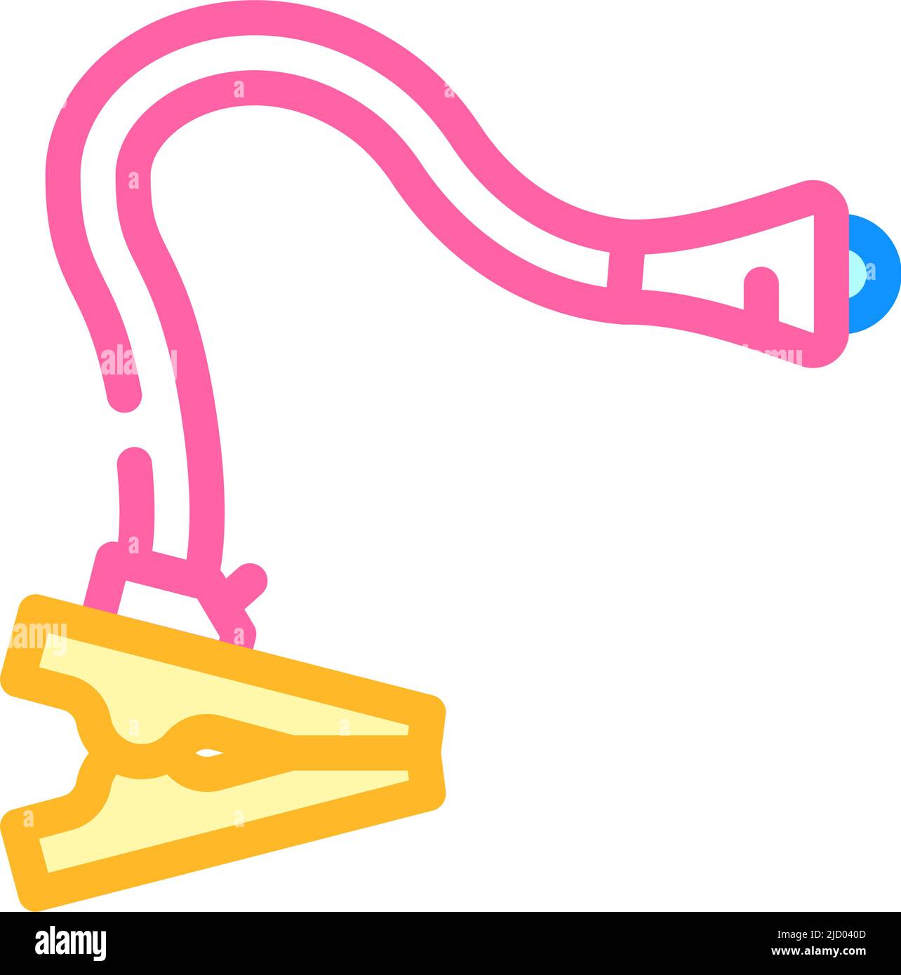 lamp with pin color icon vector illustration Stock Vector Image & Art ...