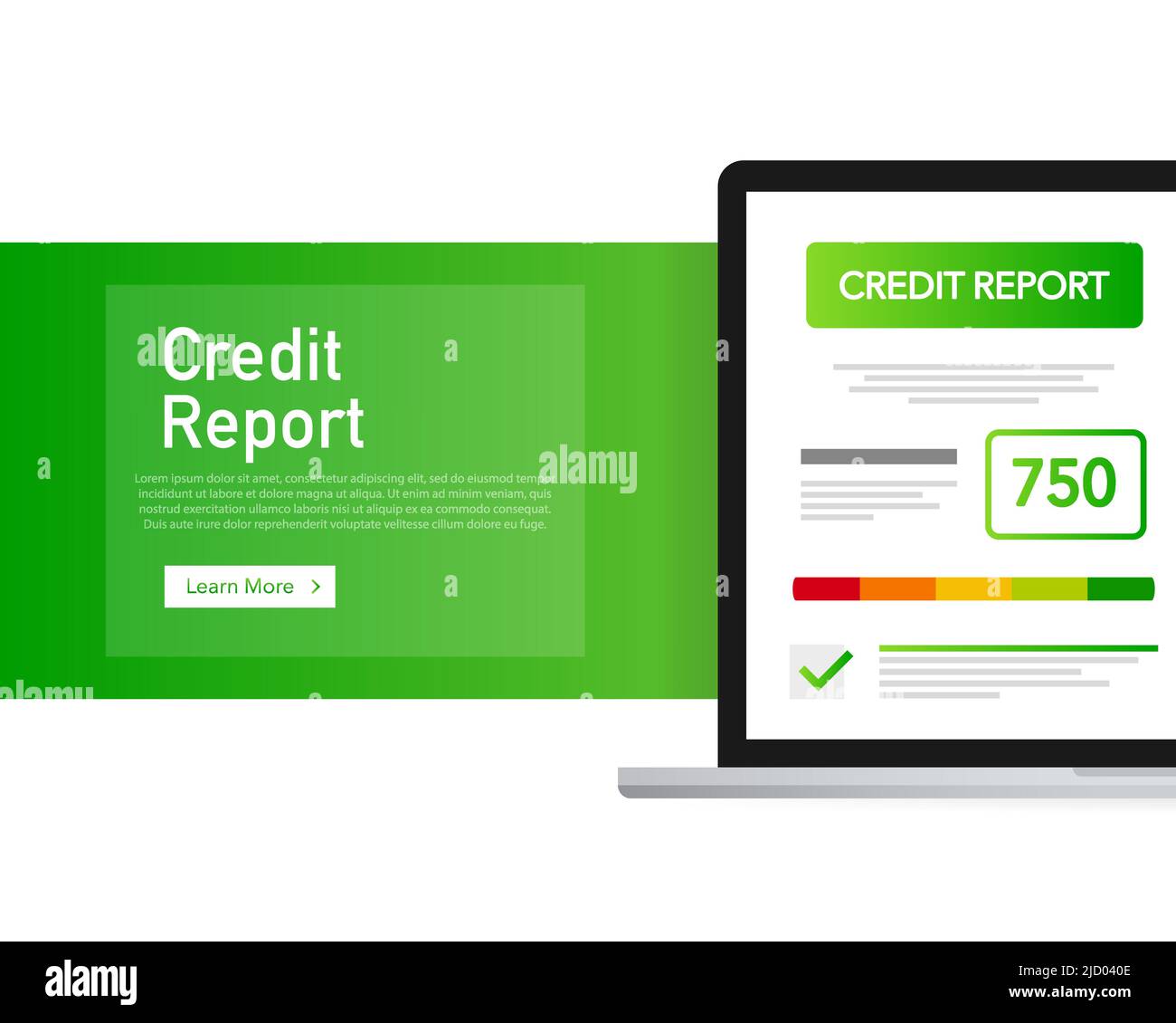 Detailed illustration of a credit score meter with pointer Stock Vector ...