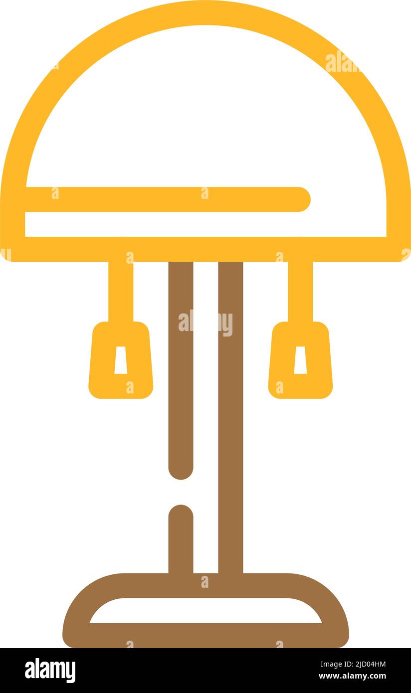electrical lamp color icon vector illustration Stock Vector Image & Art ...