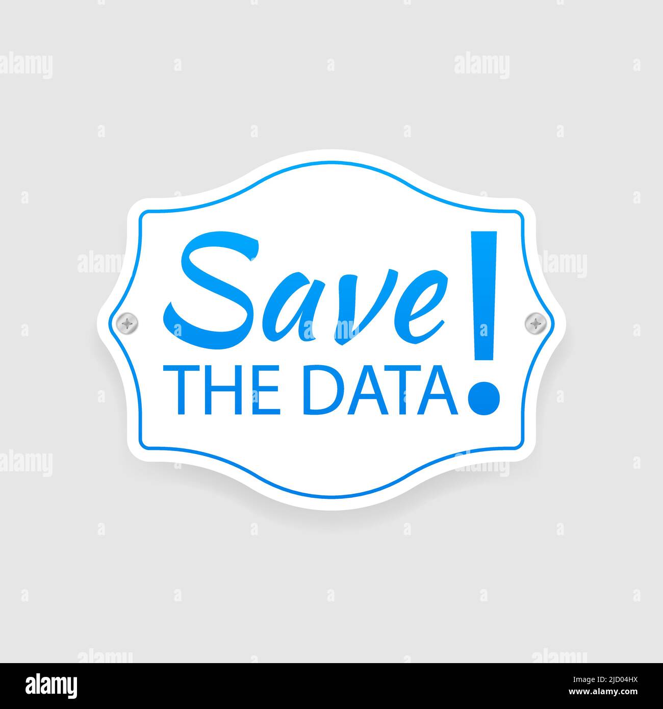 Save the date door sign. Banner promotion. Design promotion Stock ...