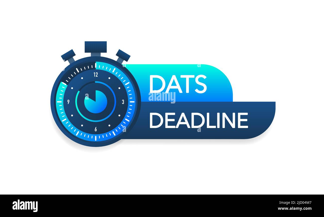 Time management concept. Time control, planning. Deadline sign with ...