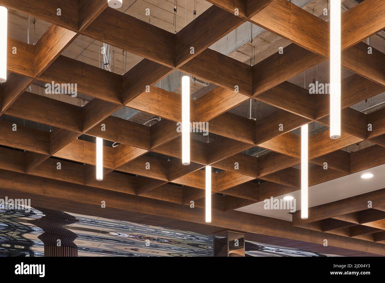 Photos of the mall and its wooden ceilings Stock Photo - Alamy