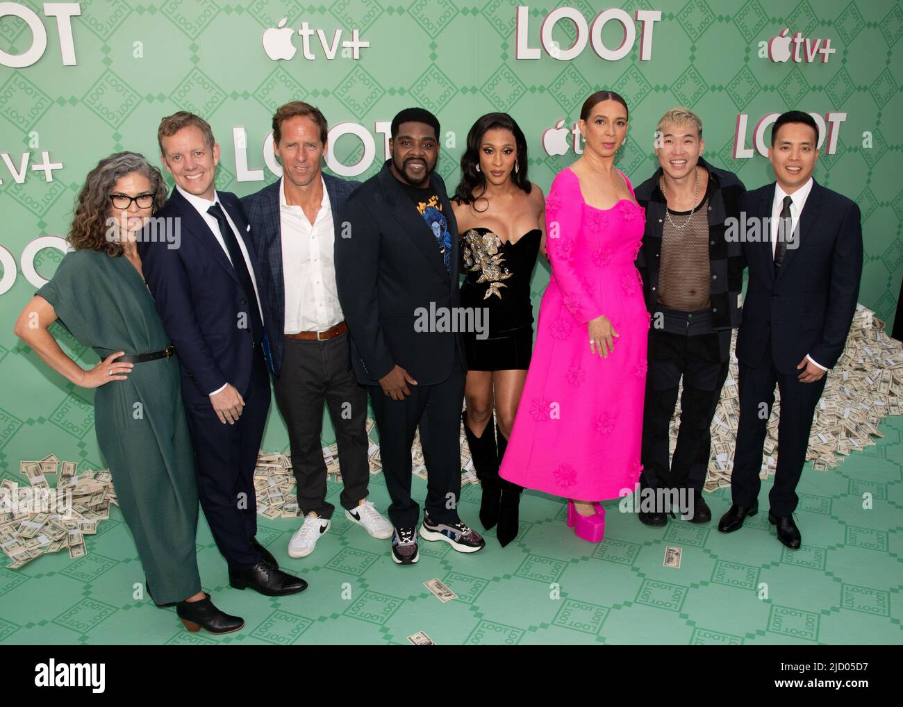 15 June 2022 - Los Angeles, California - (L-R) Danielle Renfrew Behrens, Matt Hubbard, Nat Faxon ...