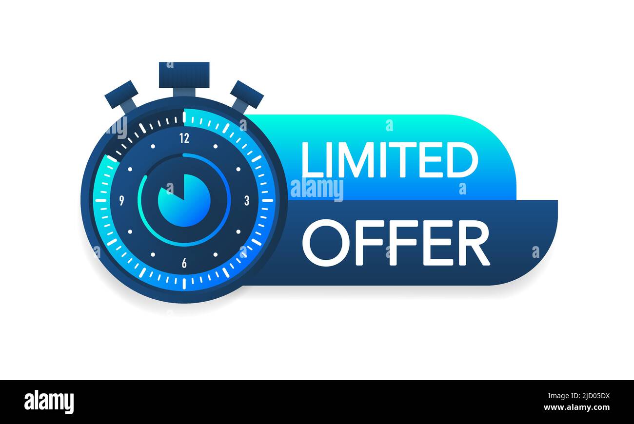 Limited time offer label Stock Vector Images - Alamy