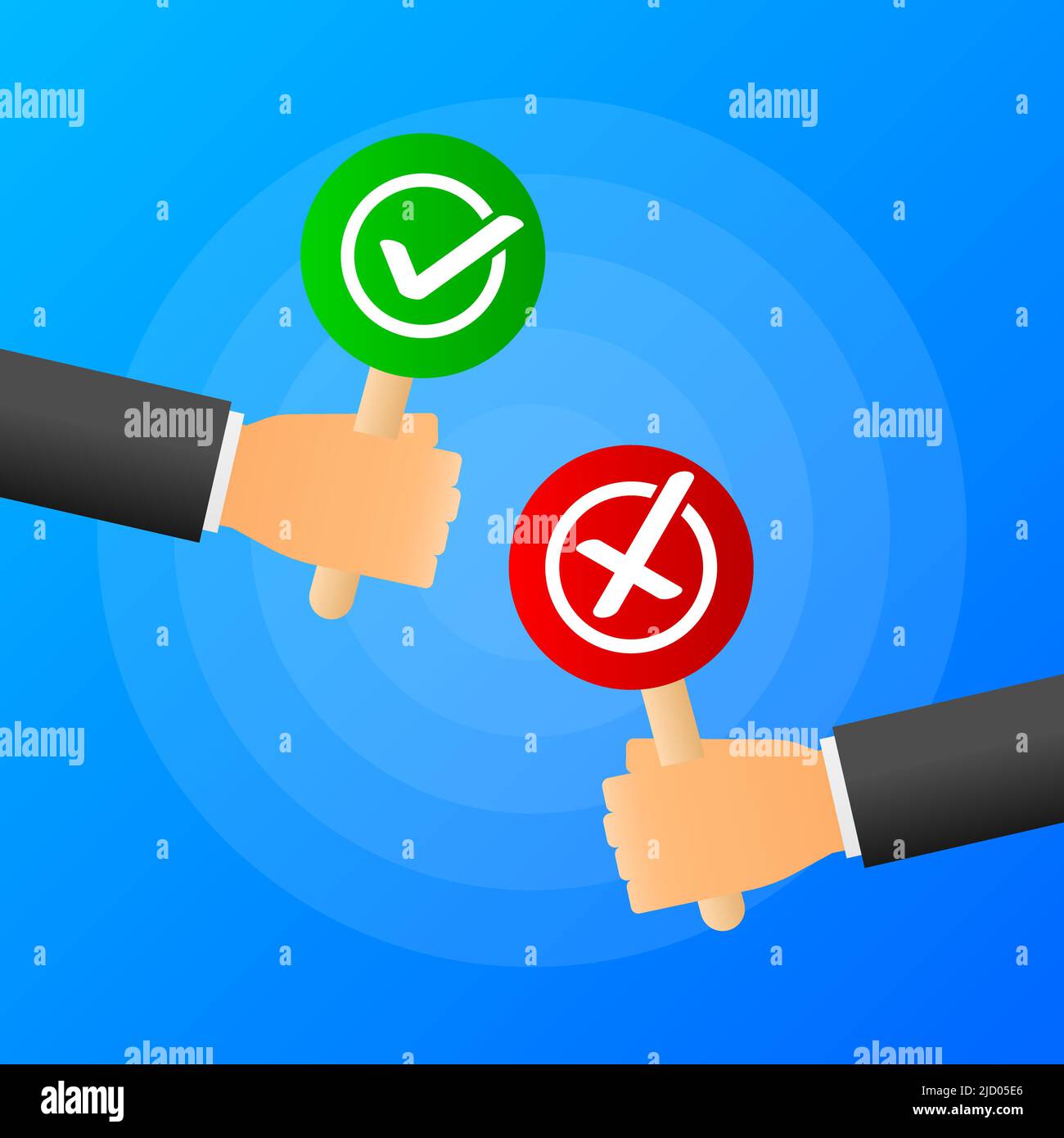 Yes sign on vintage Stock Vector Images - Alamy