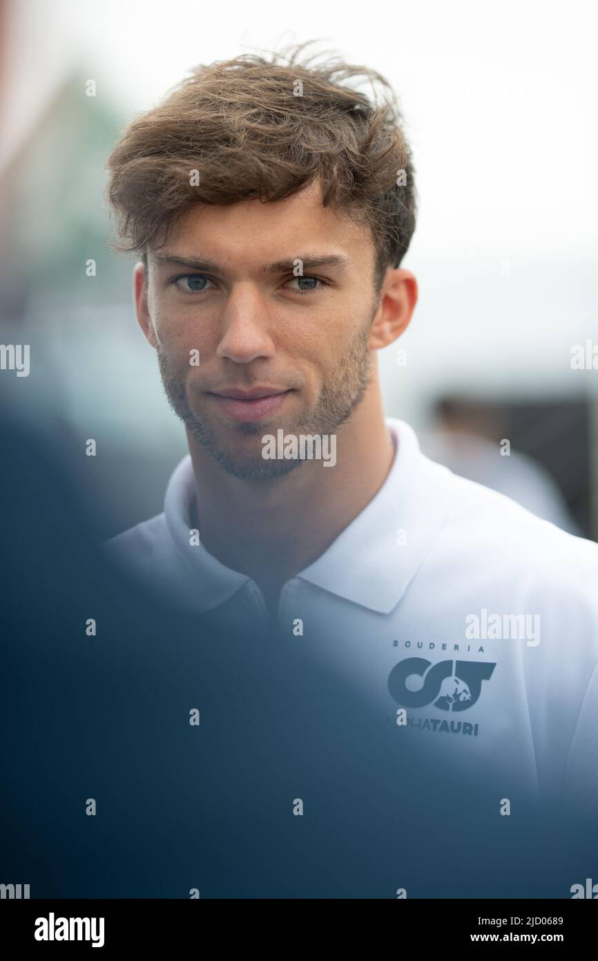 Pierre Gasly (FRA) AlphaTauri. 16.06.2022. Formula 1 World Championship, Rd 9, Canadian Grand ...