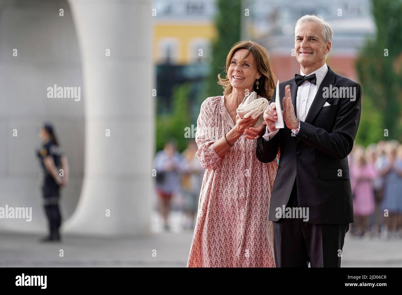 Oslo 20220616.Norway's Prime Minister Jonas Gahr Stoere and Marit ...