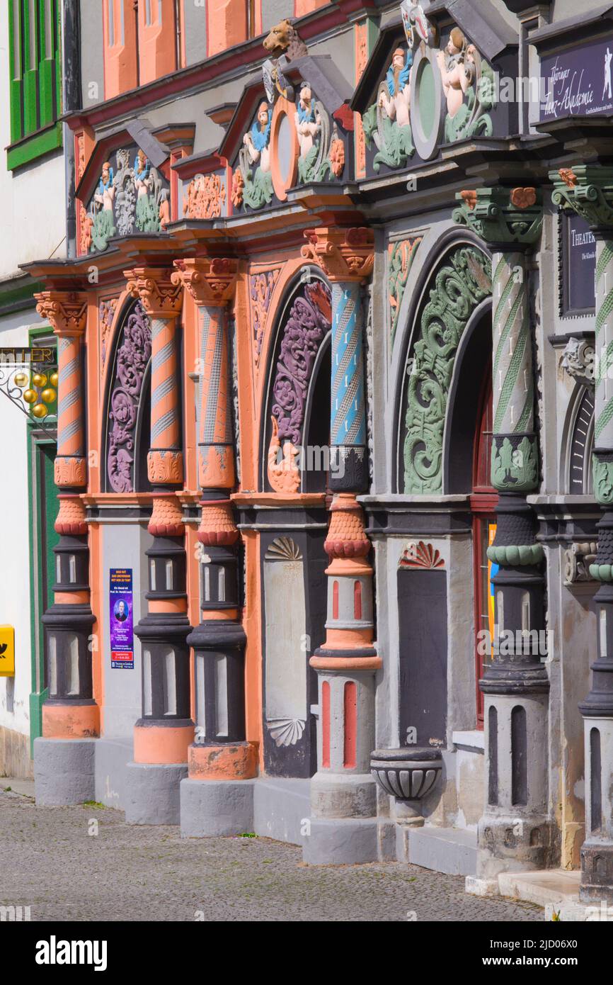Germany, Thuringia, Weimar, Markt, market place Stock Photo - Alamy