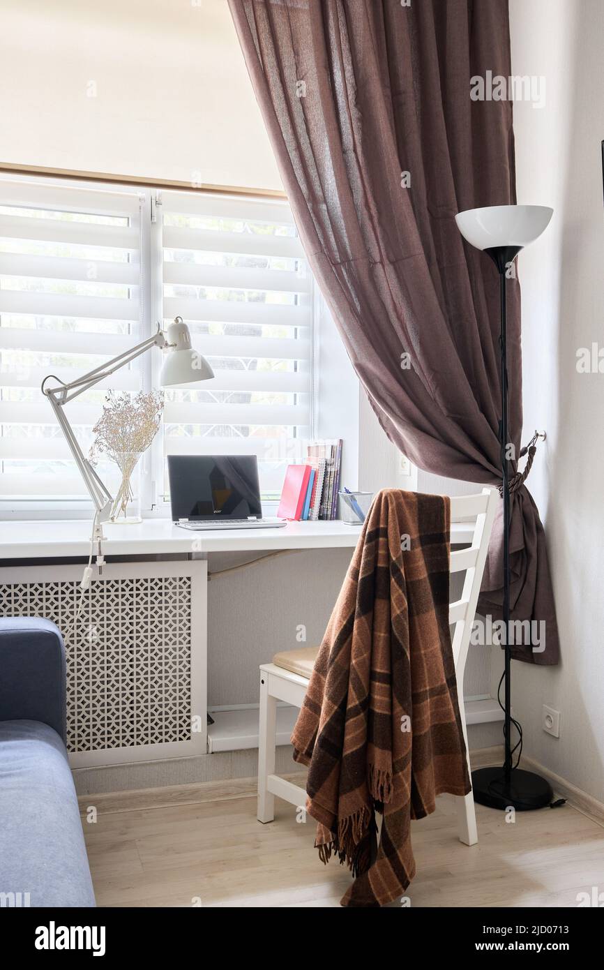 Stylish decorated studio apartment for daily rent Stock Photo - Alamy