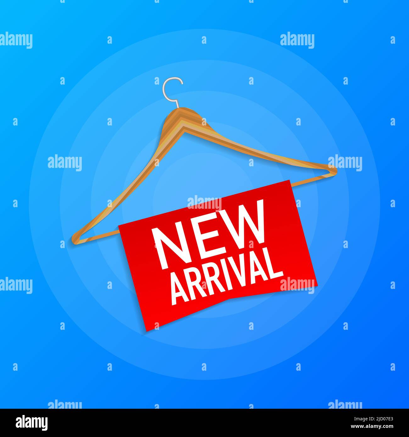 New arrival labels. Banner for clothes. Vector illustration Stock ...