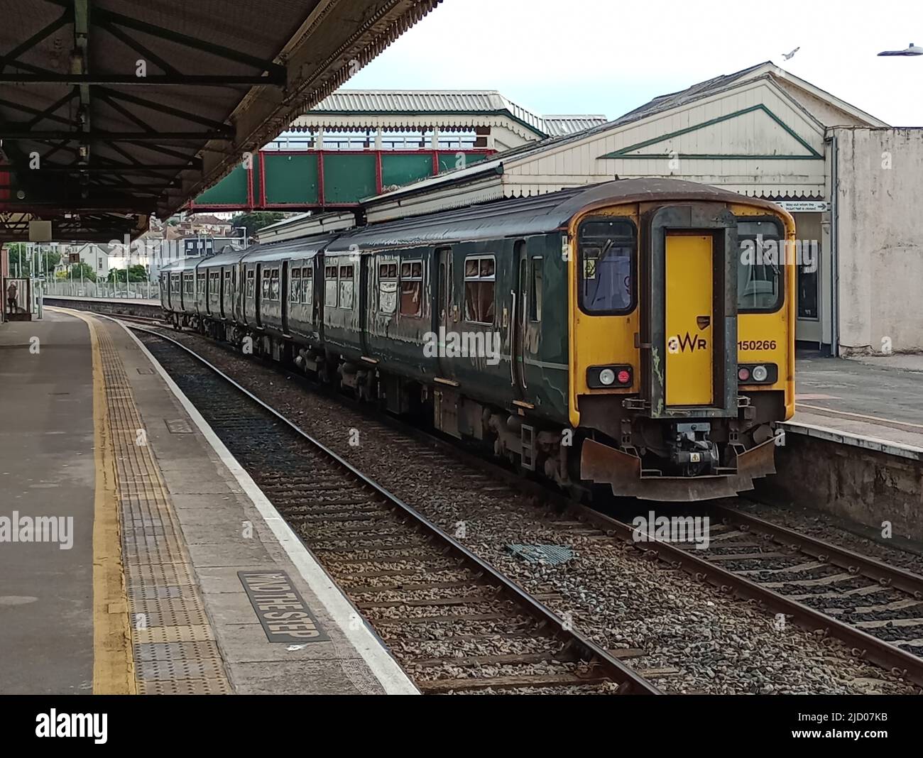 GWR British Rail Class 150 'Sprinter' passenger train at Paignton ...