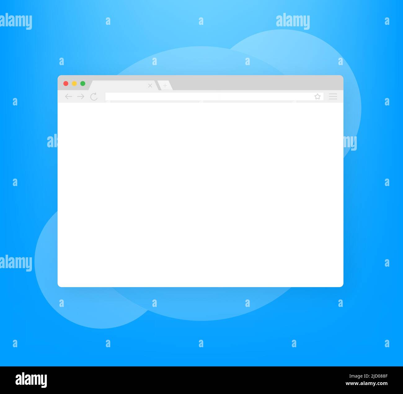 Browser window vector illustration. Browser or web browser in flat ...