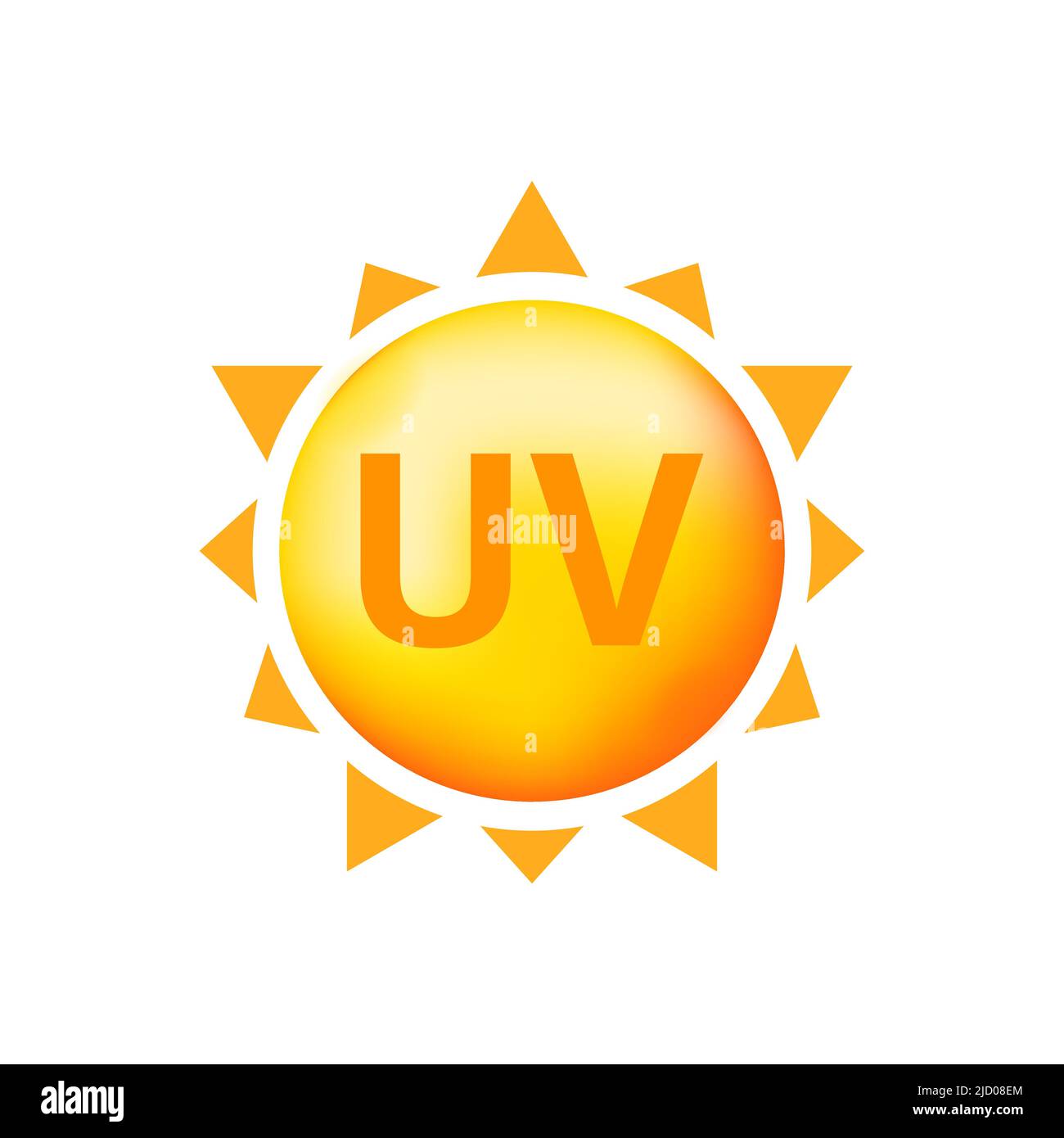 Uv radiation, great design for any purposes. Danger warning icon. Arrow ...