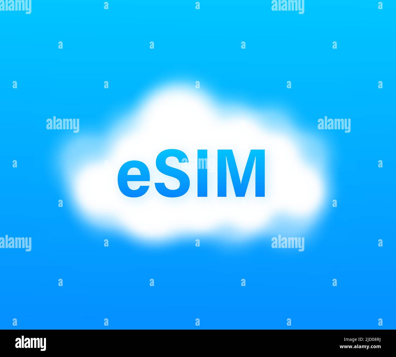 Digital e sim chip motherboard digital chip. Modern icon. White ...