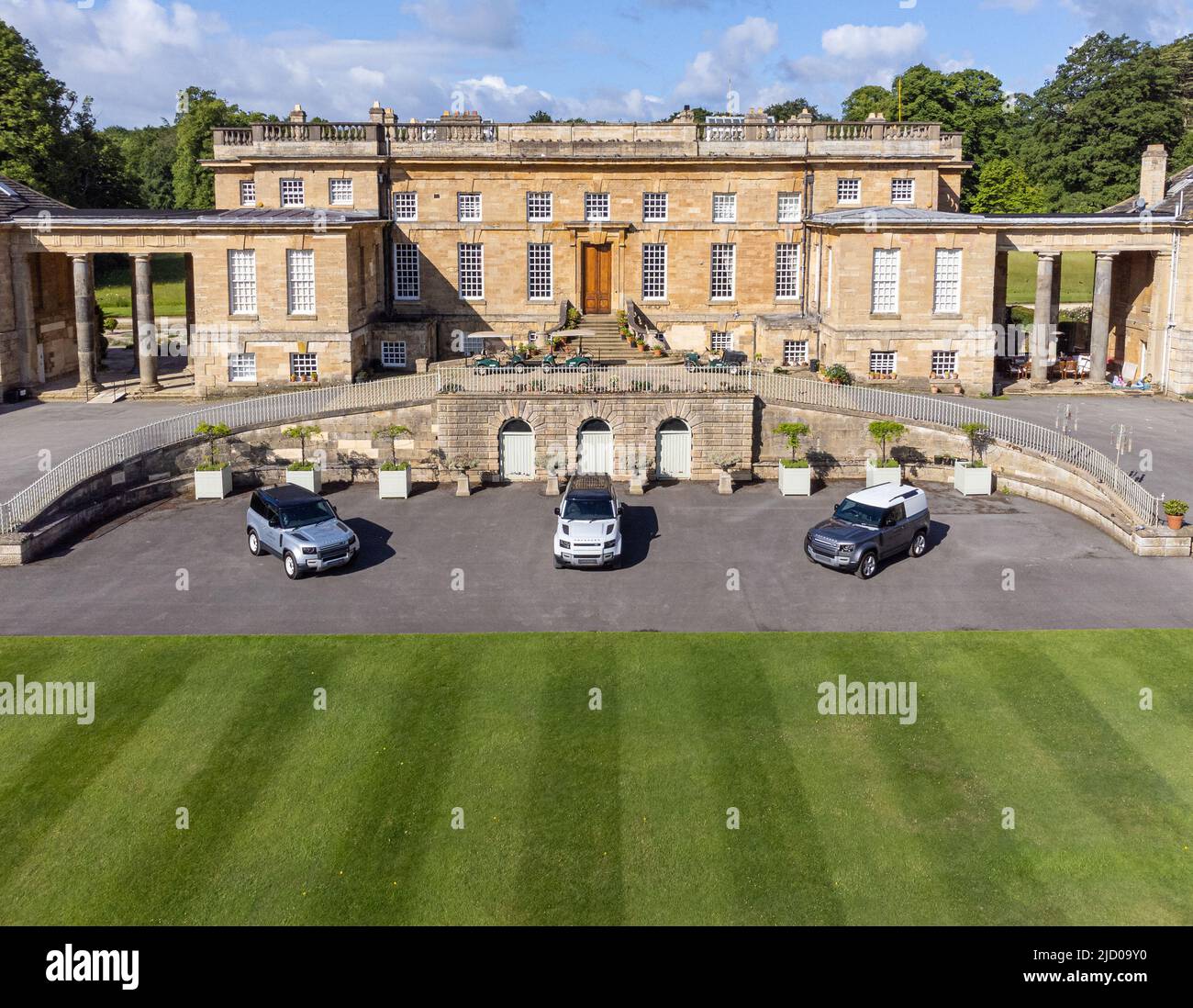 Aerial drone images of Bramham Park, Yorkshire, home of the Lane Fox ...