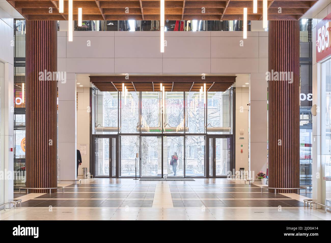 Photos of the mall and its wooden ceilings Stock Photo - Alamy