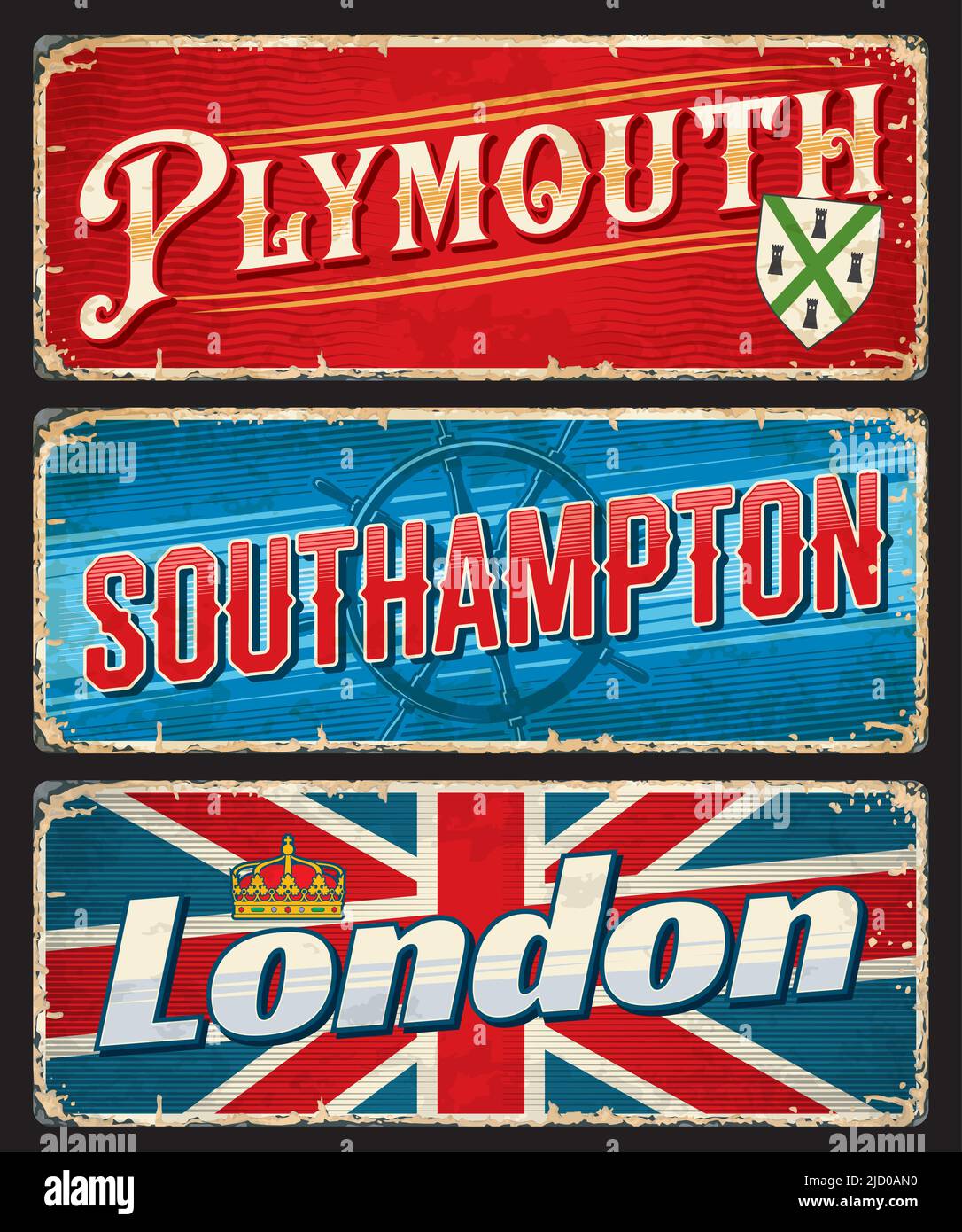 Sign southampton city tourism Stock Vector Images - Alamy
