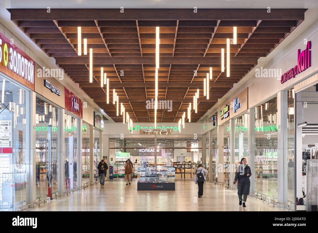 Photos of the mall and its wooden ceilings Stock Photo - Alamy