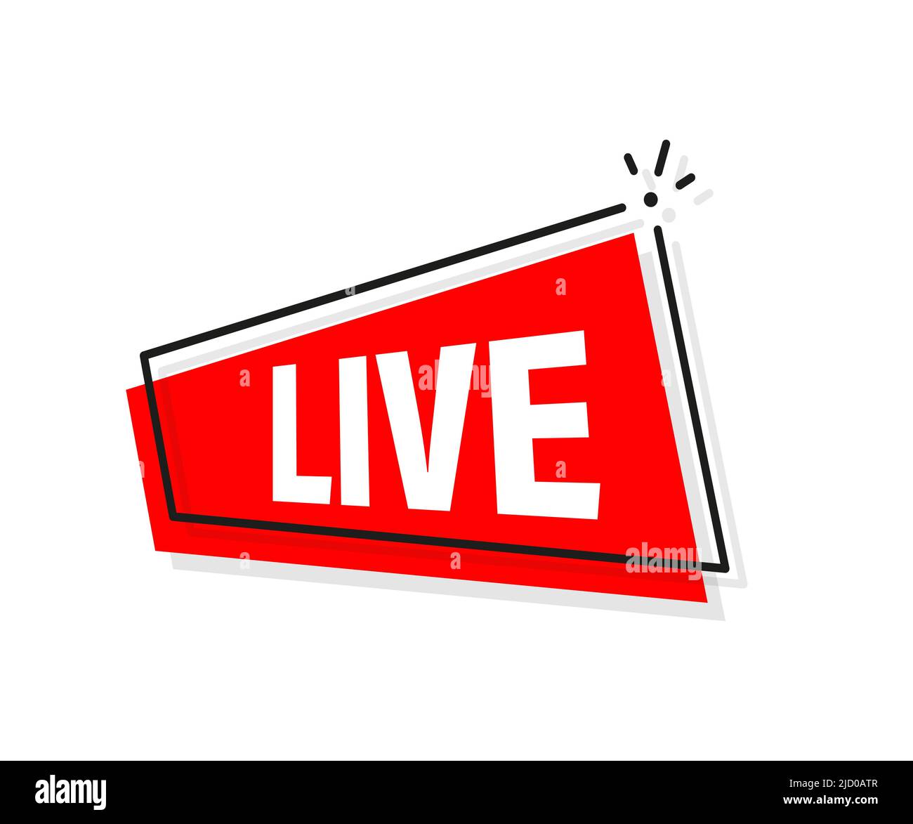 Live icon, great design for any purposes. Live stream sign. Digital ...