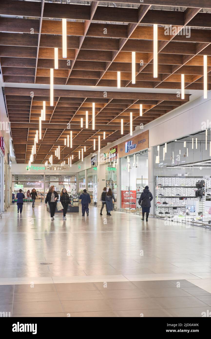 Photos of the mall and its wooden ceilings Stock Photo - Alamy