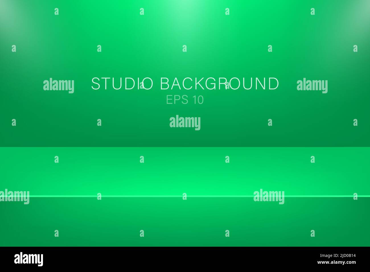 Modern studio background, great design for any purposes. Vector green ...