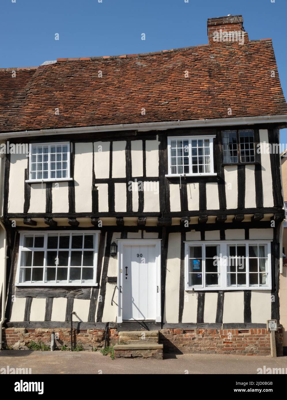 Medieval Timber frame house Lavenham Stock Photo - Alamy