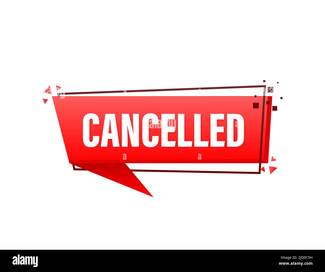 Illustration with red cancelled. Red textured illustration. Vintage ...