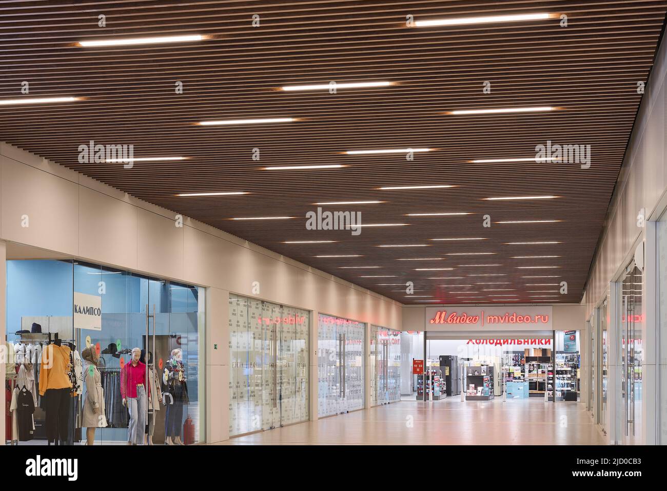 Photos of the mall and its wooden ceilings Stock Photo - Alamy