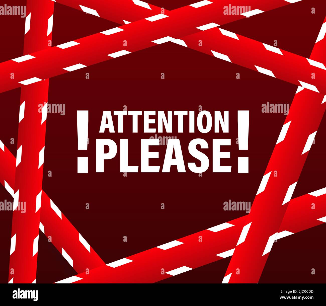 Attention please announcement Stock Vector Images - Alamy