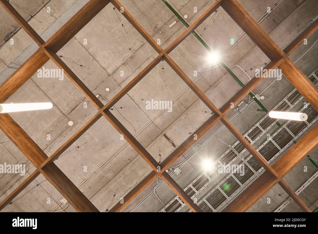 Photos of the mall and its wooden ceilings Stock Photo - Alamy