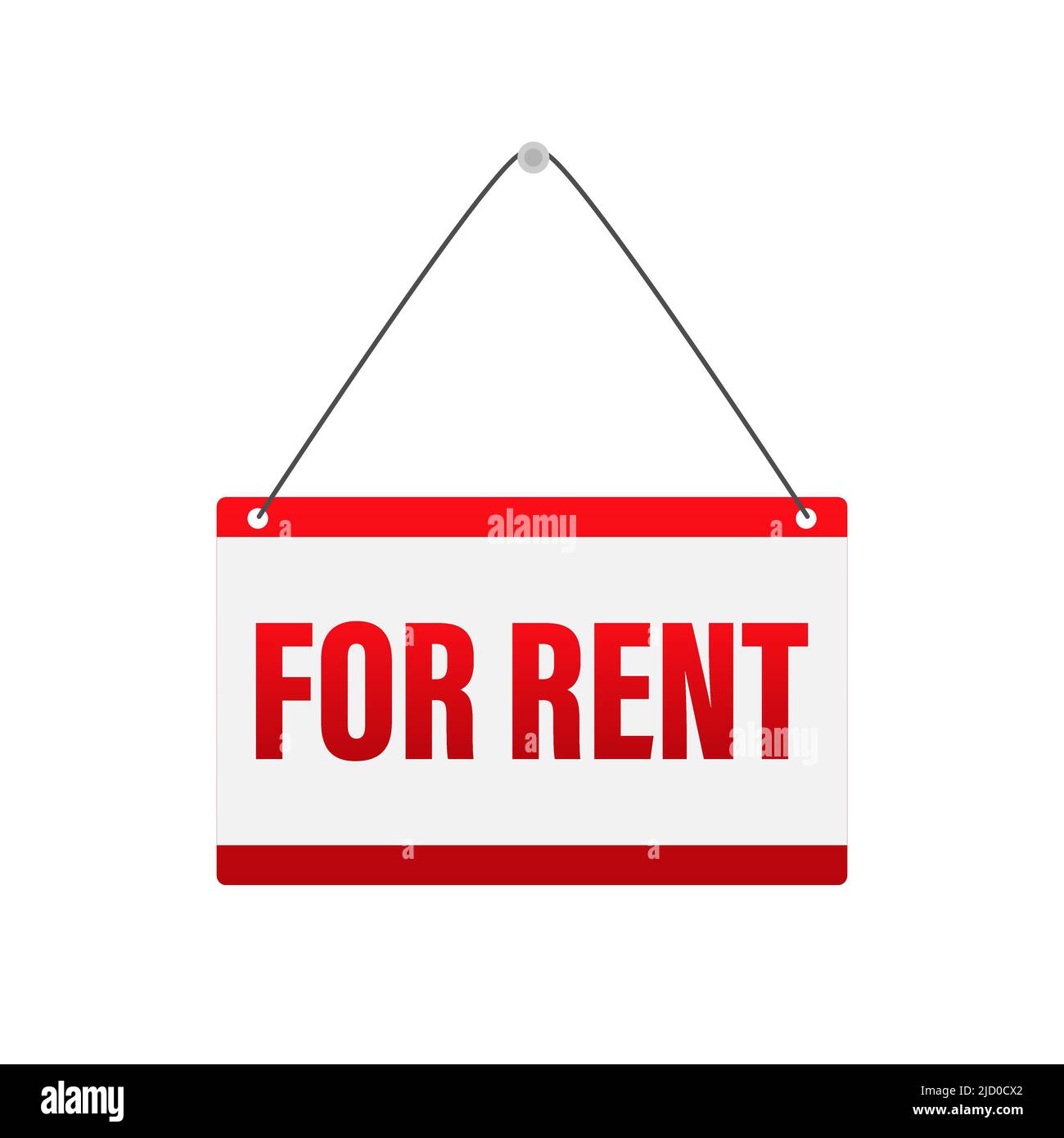 For rent sign. Isolated vector illustration. Vector illustration design ...
