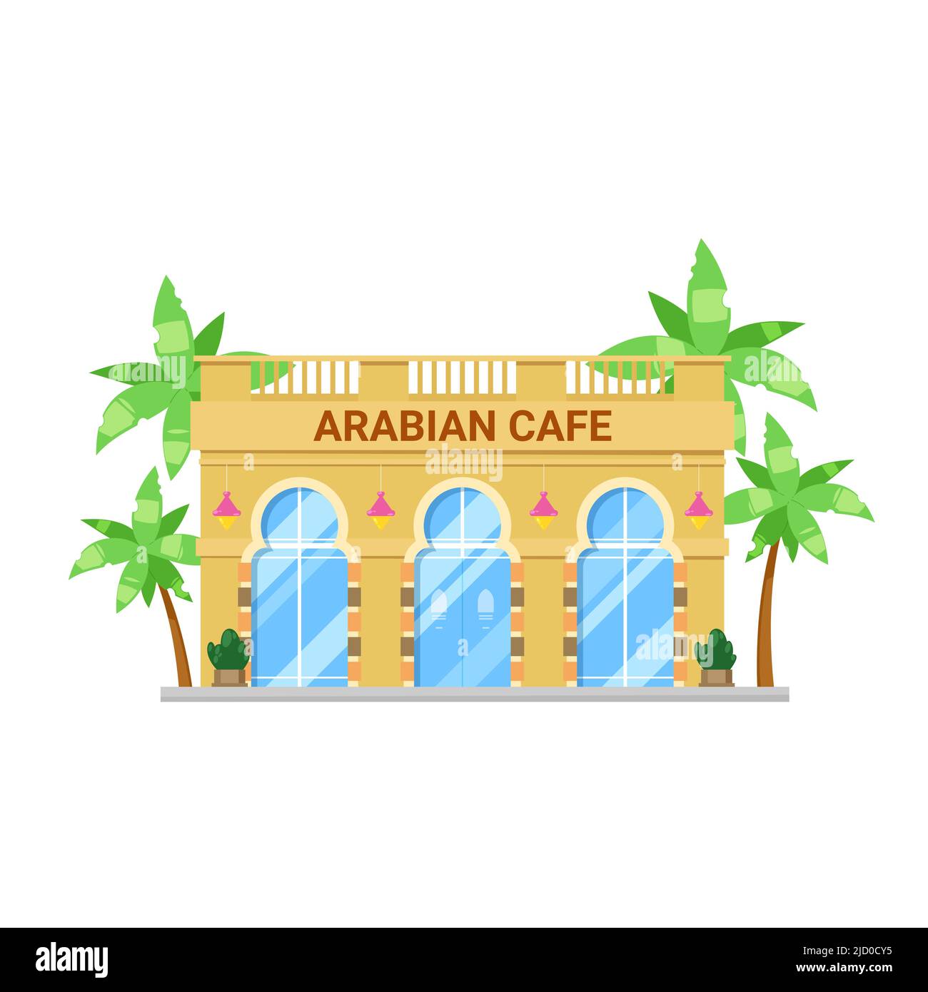 Trees of kuwait Stock Vector Images - Alamy