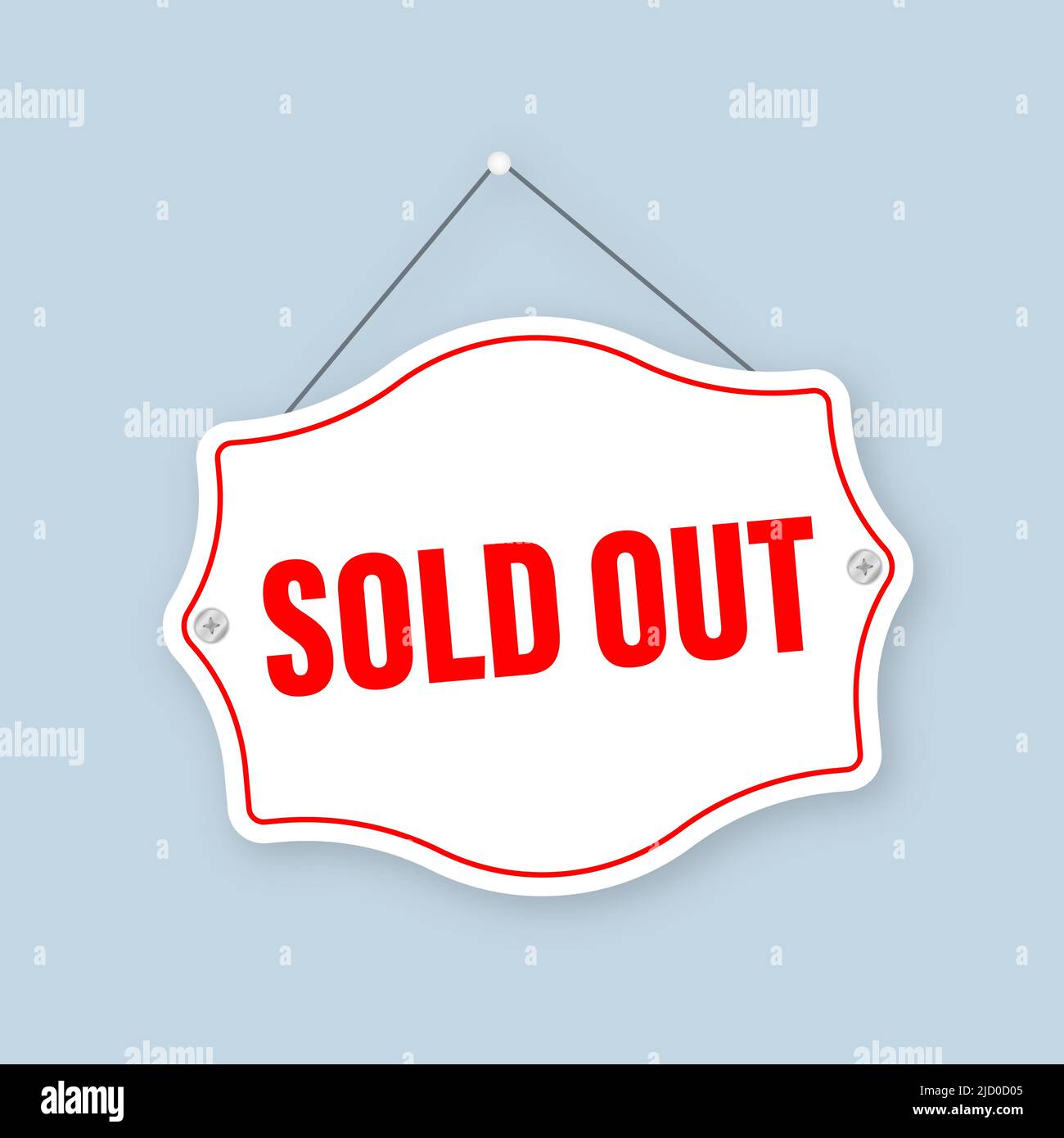 Sold out sign vector illustration Stock Vector Image & Art - Alamy