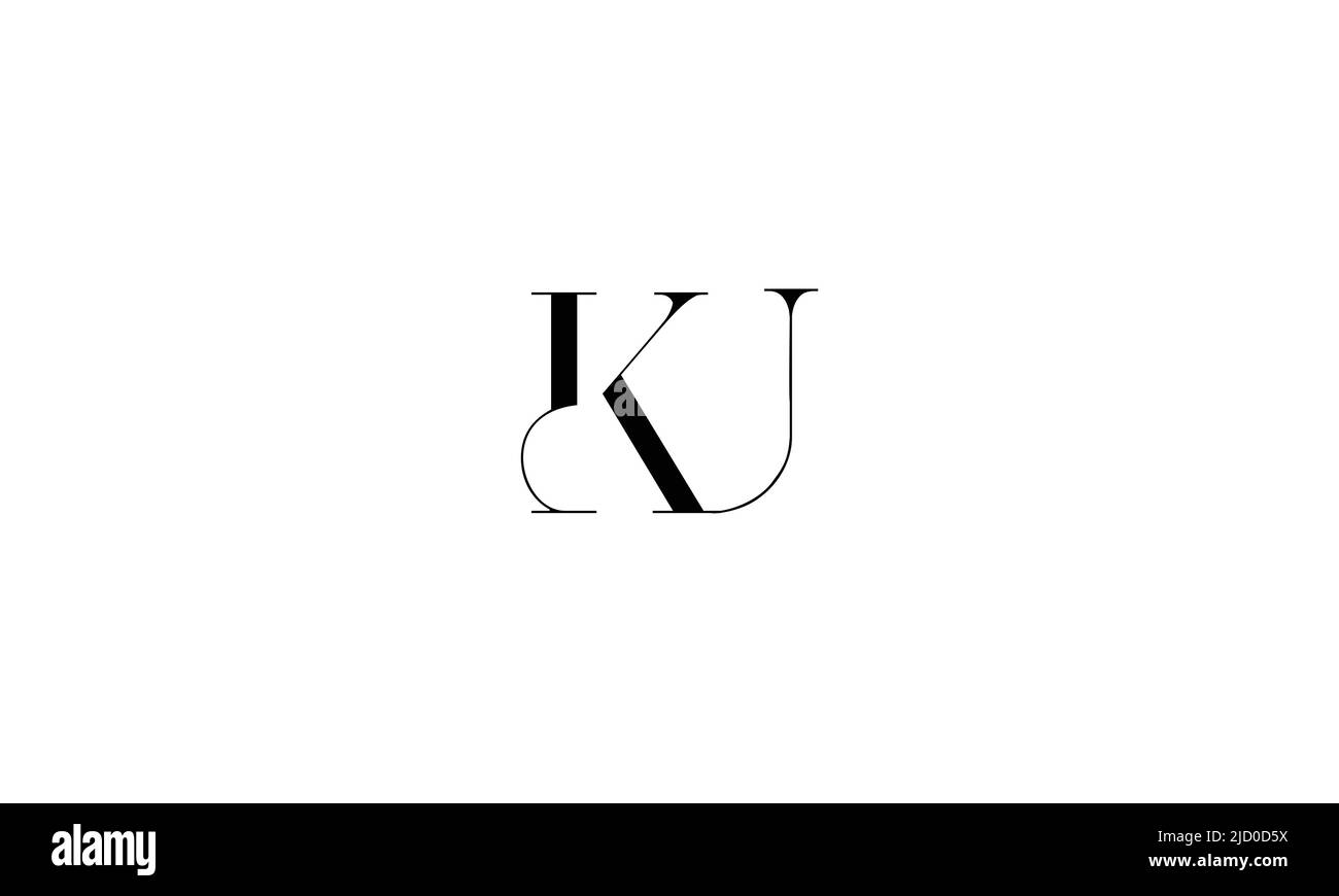 KU, UK Abstract Letters Logo Monogram Stock Vector Image & Art - Alamy