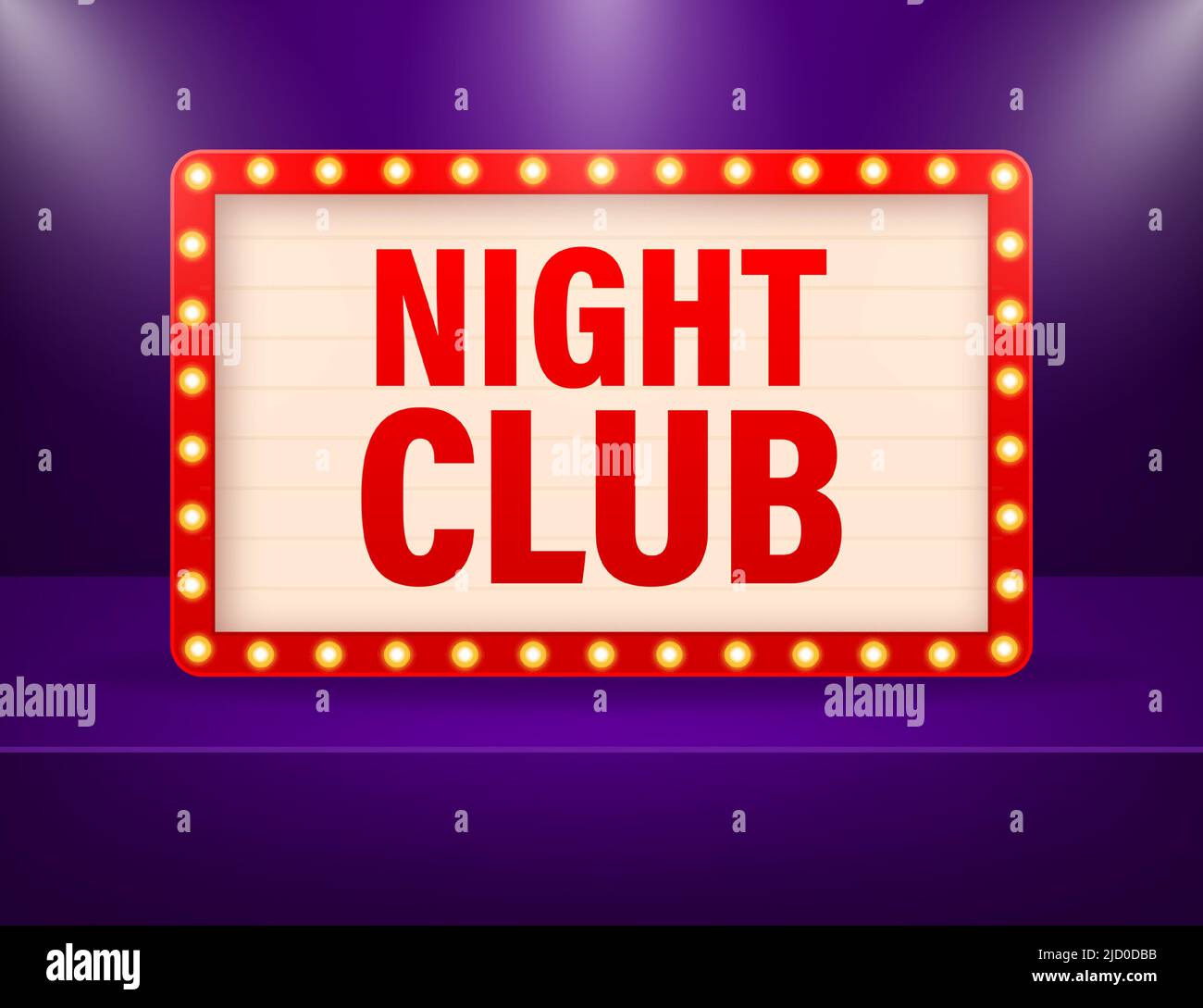 Vintage night club retro, great design for any purposes. Vintage vector ...