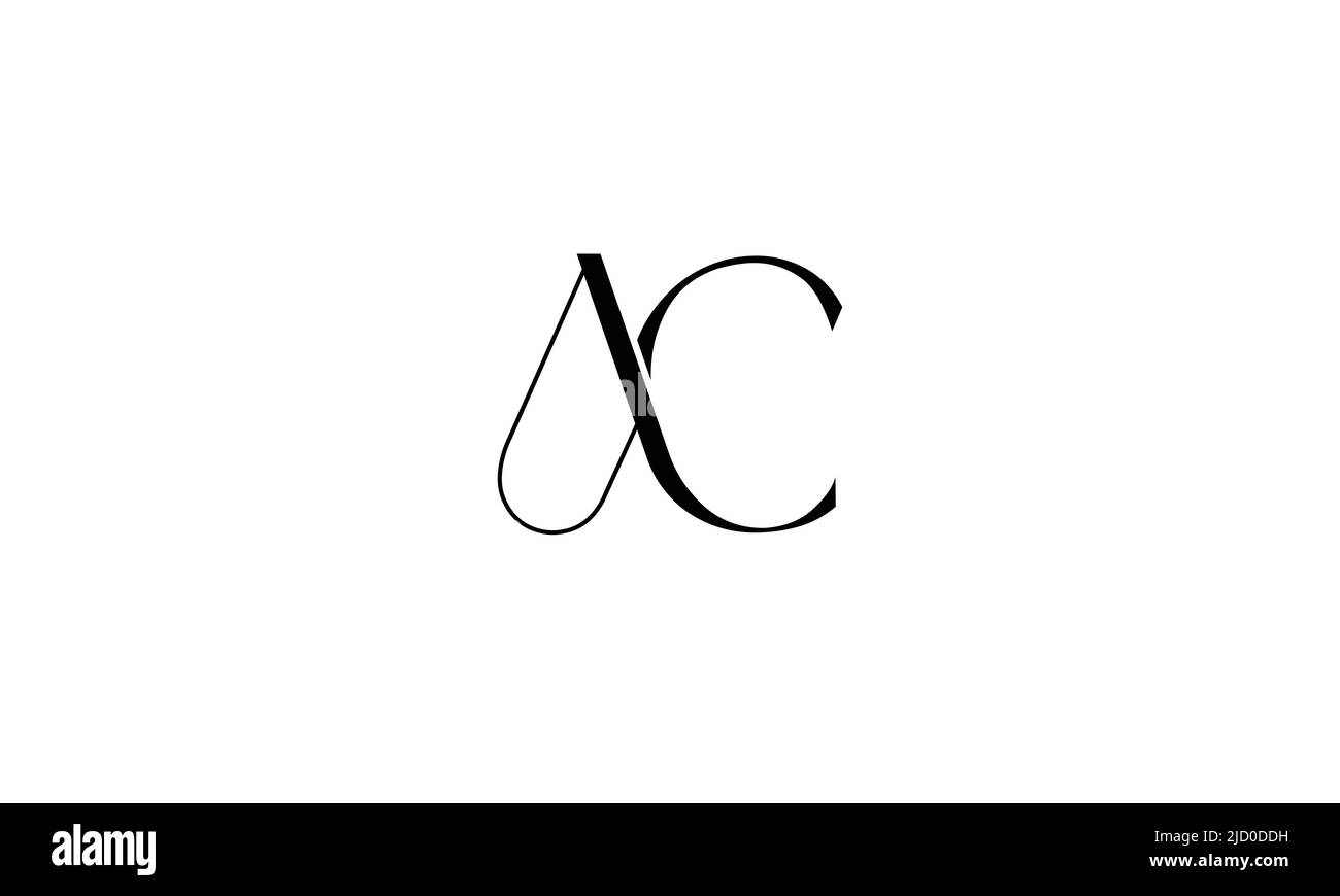 AC, CA Abstract Letters Logo Monogram Stock Vector Image & Art - Alamy
