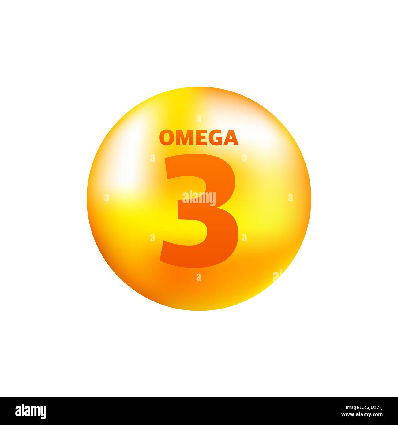 Vitamin omega 3 with realistic drop on gray background. Particles of ...