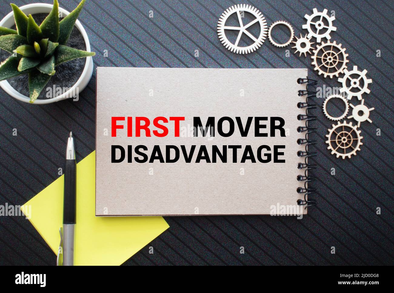 Text first mover on the short note texture background Stock Photo - Alamy