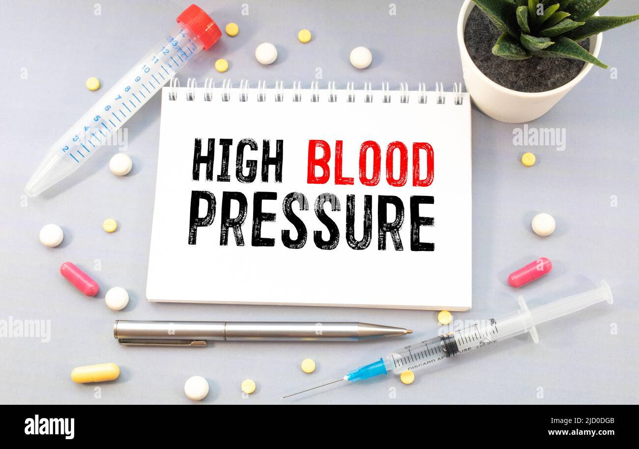 High Blood Pressure - Hypertension concept. Medical doctor shows ...