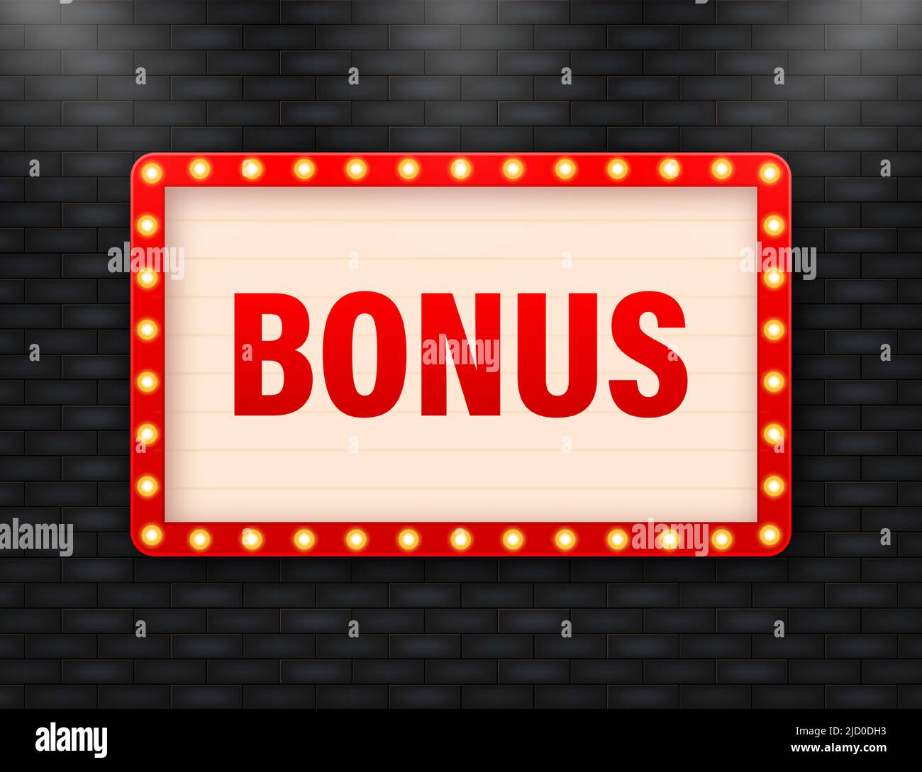 Cartoon banner. Bonus sign vector design template. Giveaway banner ...