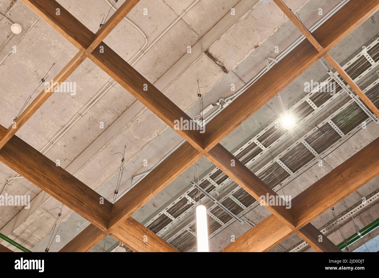 Photos of the mall and its wooden ceilings Stock Photo - Alamy
