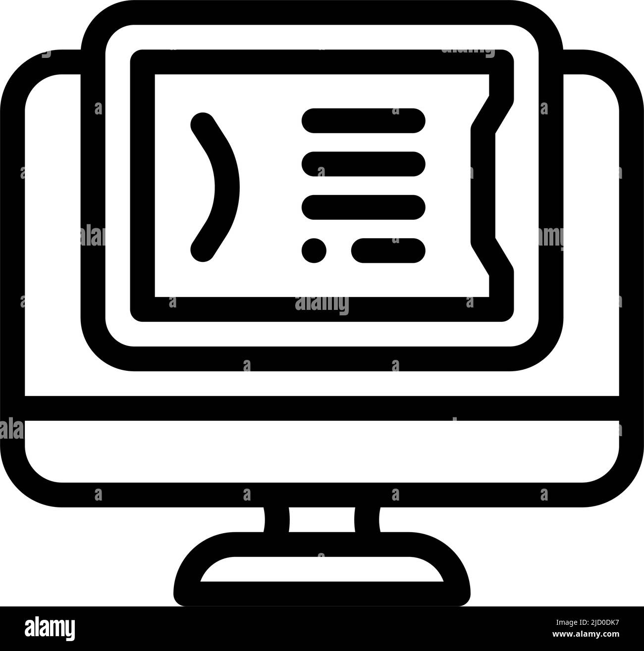 digital bank safe line icon vector illustration Stock Vector Image ...